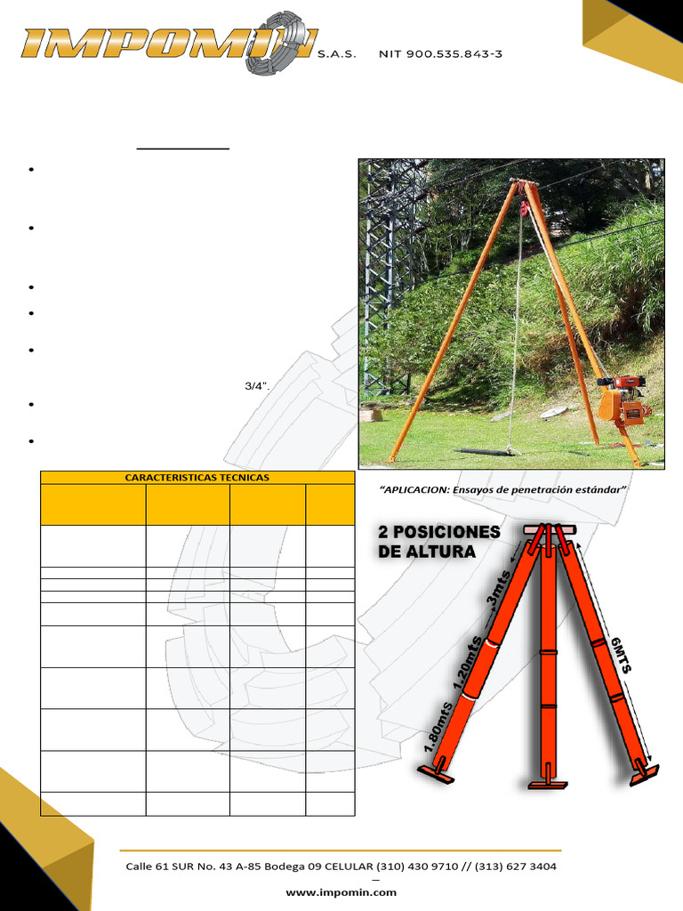 Ft. Tripode SPT - Act | PDF