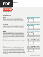 CAE Exam Scoring Chart | PDF | Educational Assessment And Evaluation ...