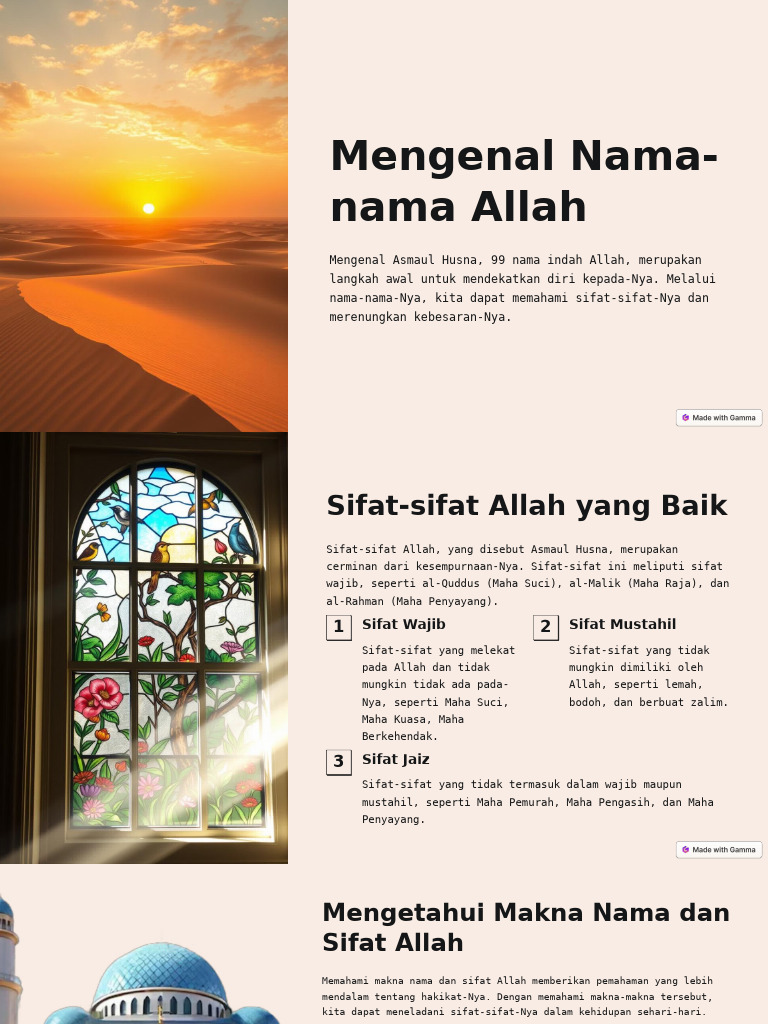 Mengenal Nama Nama Allah | PDF