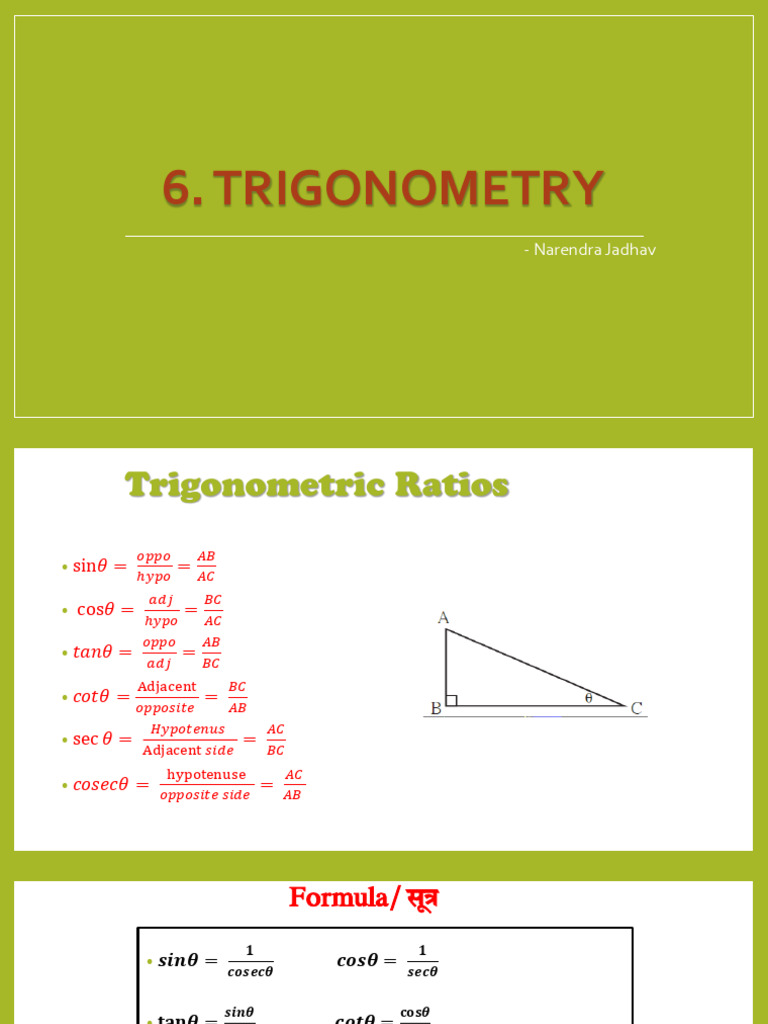 Trignometry | PDF | Classical Geometry | Euclid