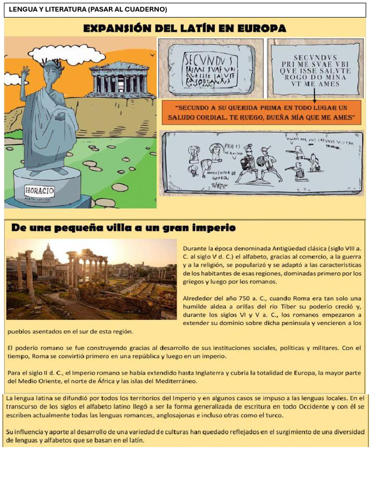 Expansion Del Latin en Europa | PDF
