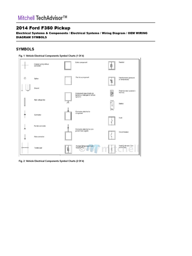 Oem Wiring Diagram Symbols | PDF