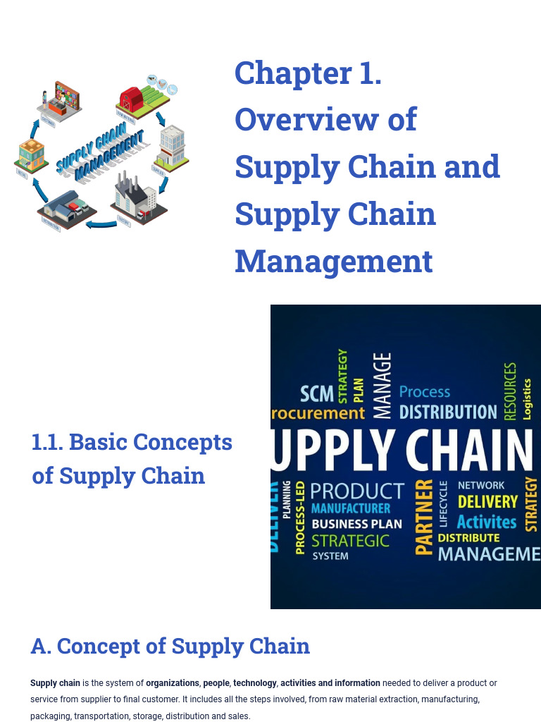 Supply Chain Essentials | PDF | Supply Chain Management | Supply Chain