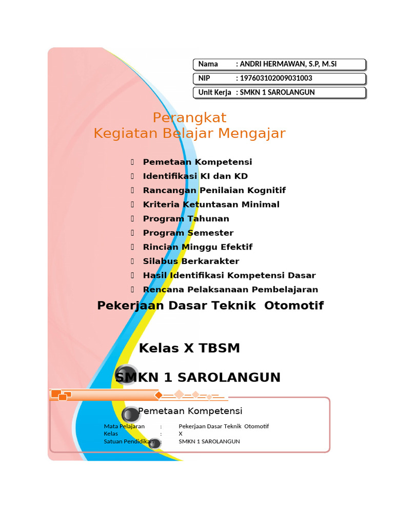 RPP PDTO Kls X | PDF