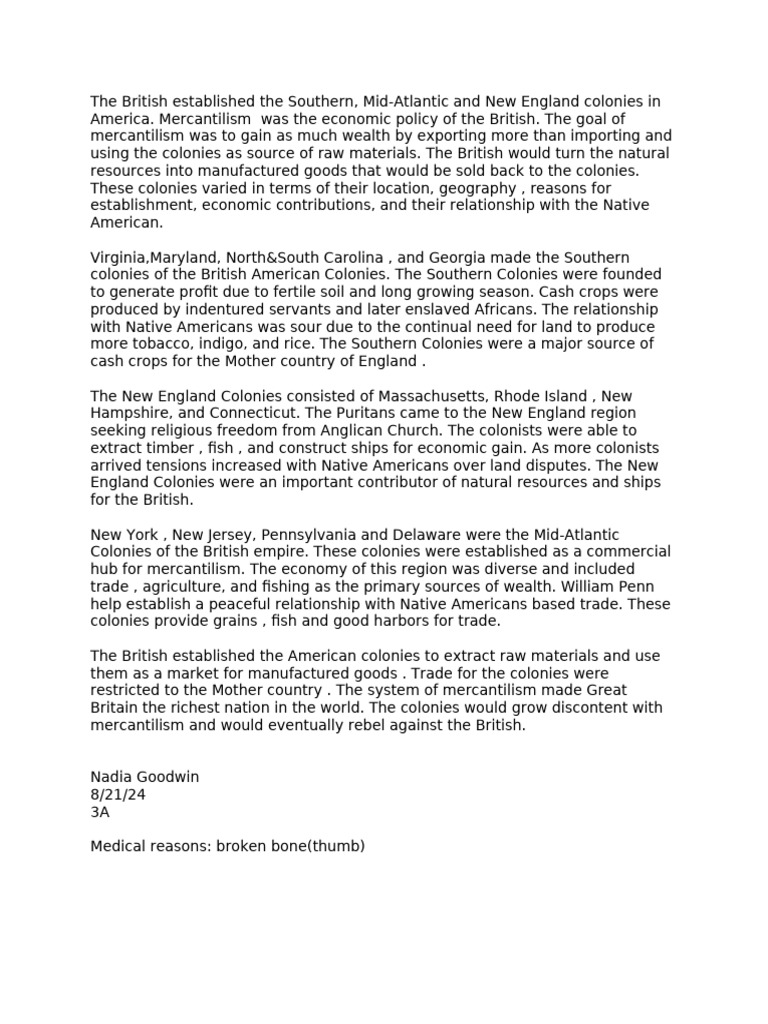 US History Essay ? | PDF