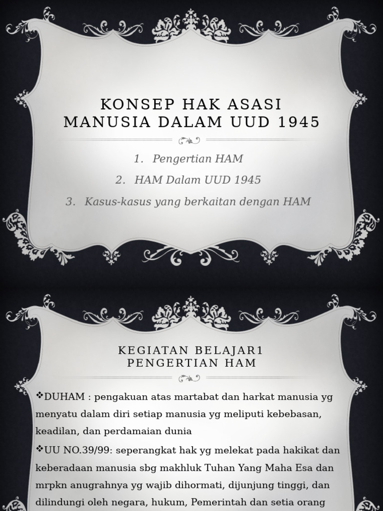 5.konsep Hak Asasi Manusia Dalam Uud 1945 | PDF