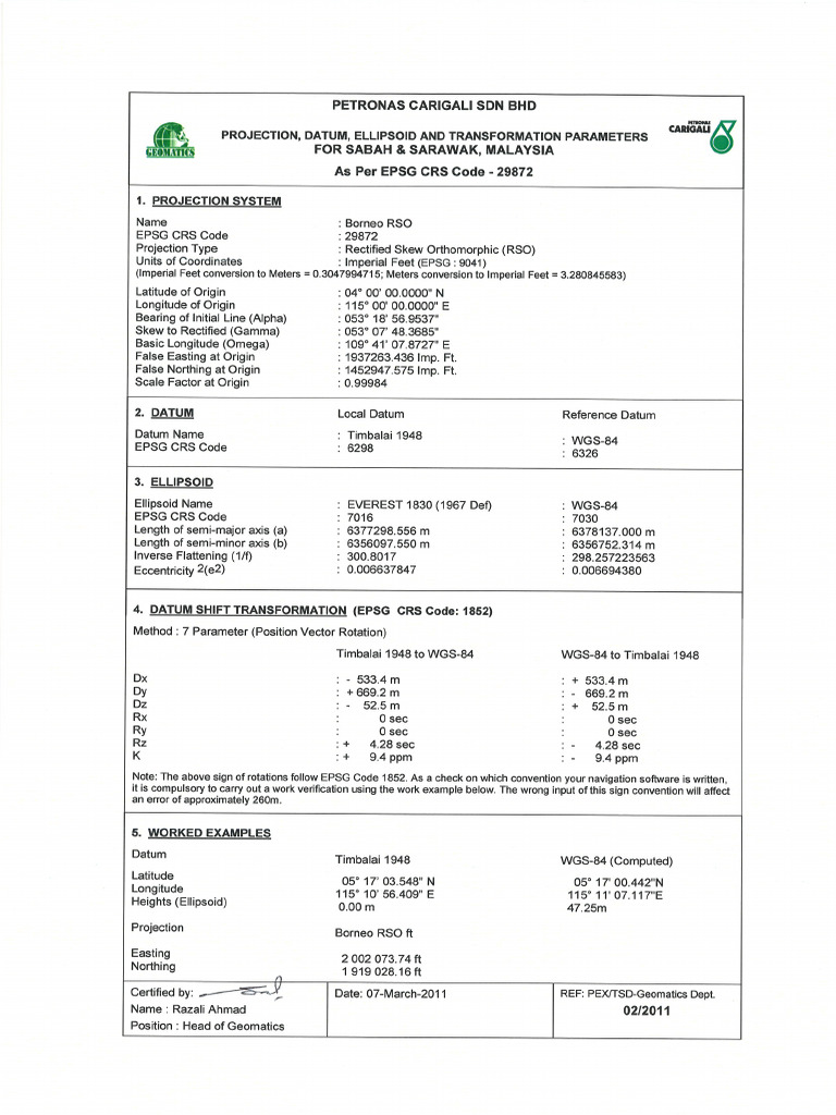 PCSB Timbalai (7-Para) BRSO Feet - Rev March2011 | PDF