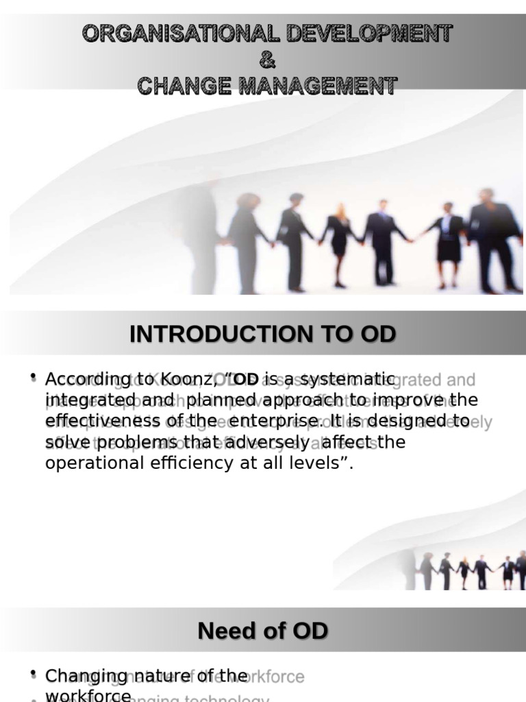 Od Techniques & Changs | PDF | Change Management | Strategic Management Od Techniques & Changs | PDF | Change Management | Strategic Management