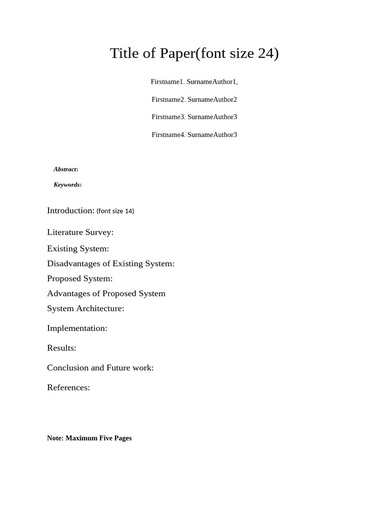 Sample of Paper | PDF | Language Arts & Discipline | Computers