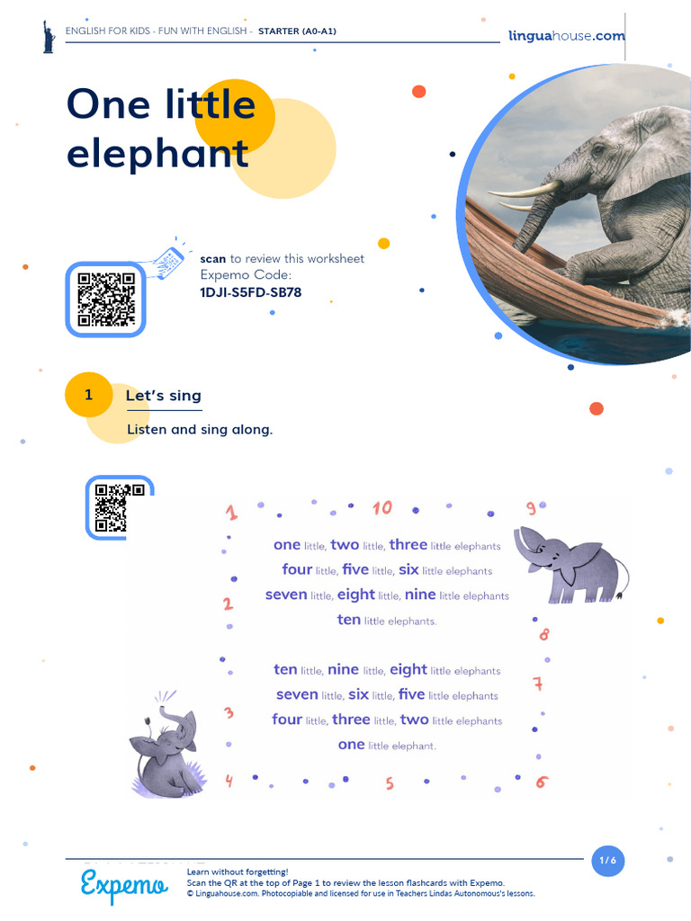 Fun English Activities For Kids A0 A1 Pdf Learning