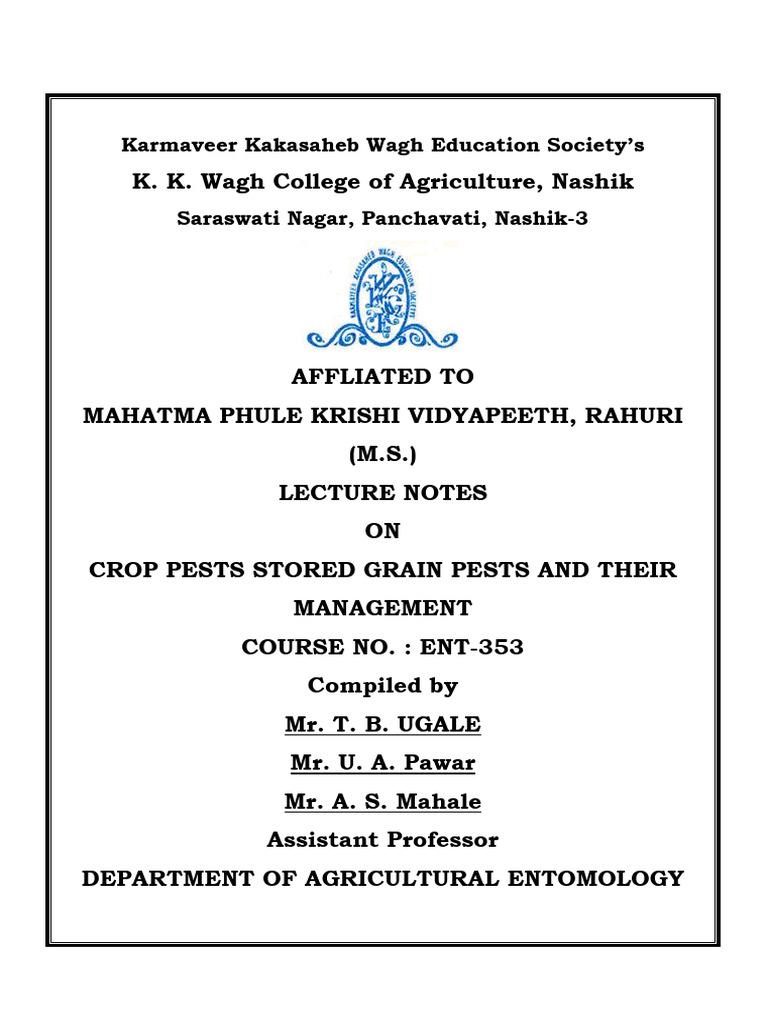 Ento 311new Updated | PDF | Insects