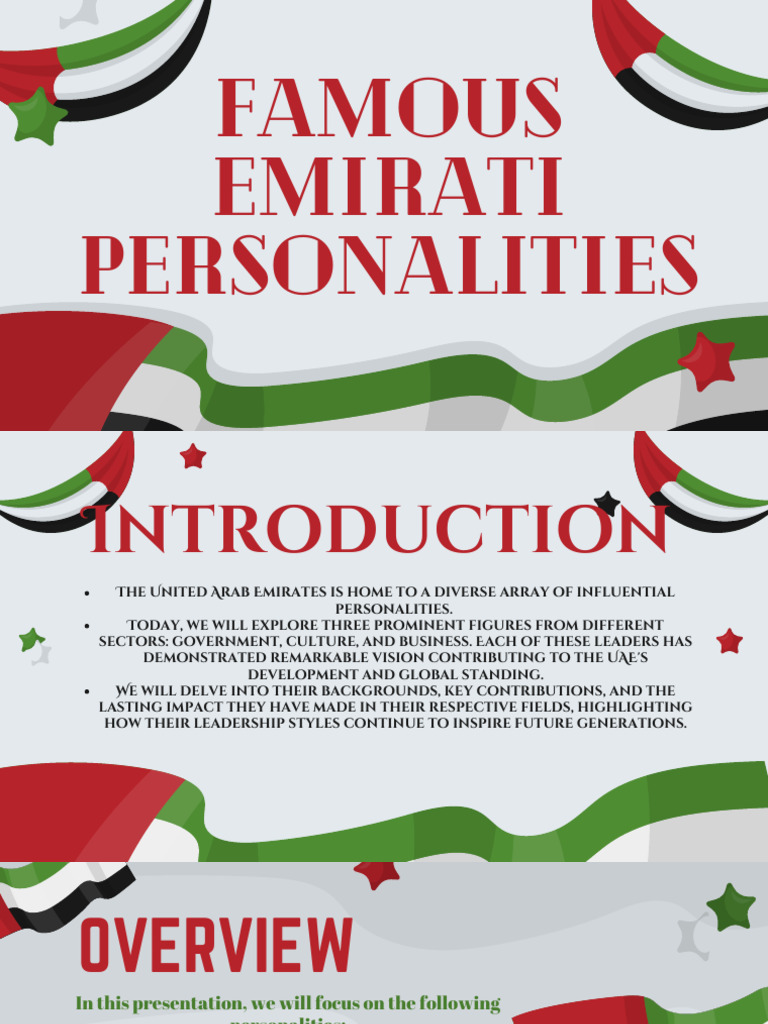 Famous Emirati Personalities | PDF | United Arab Emirates | Dubai