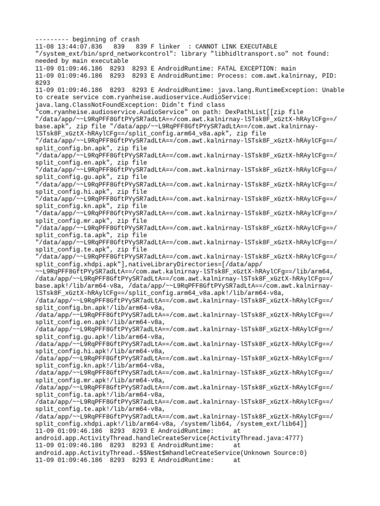 Standby Android Log 2024 1109 021411 | PDF | Java (Programming Language) | Tablet Computer
