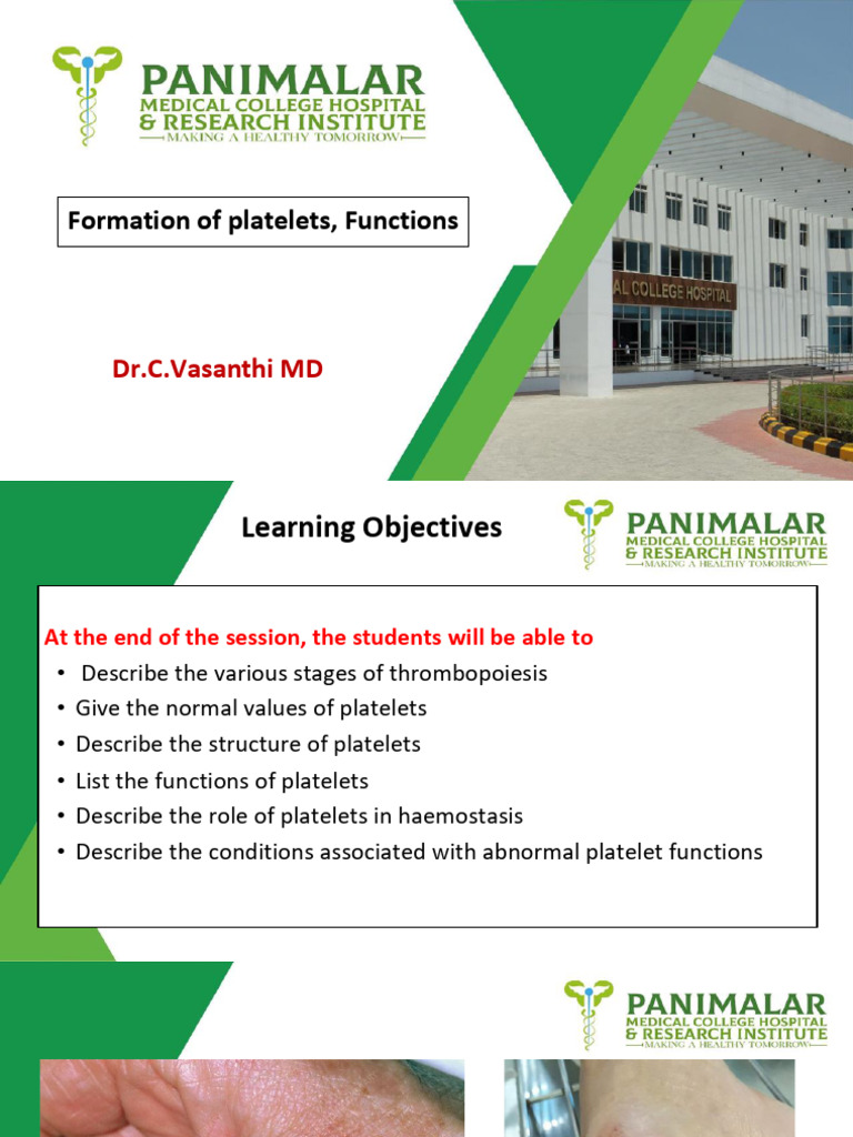 Platelets & Hemostasis | PDF | Coagulation | Platelet Platelets & Hemostasis | PDF | Coagulation | Platelet