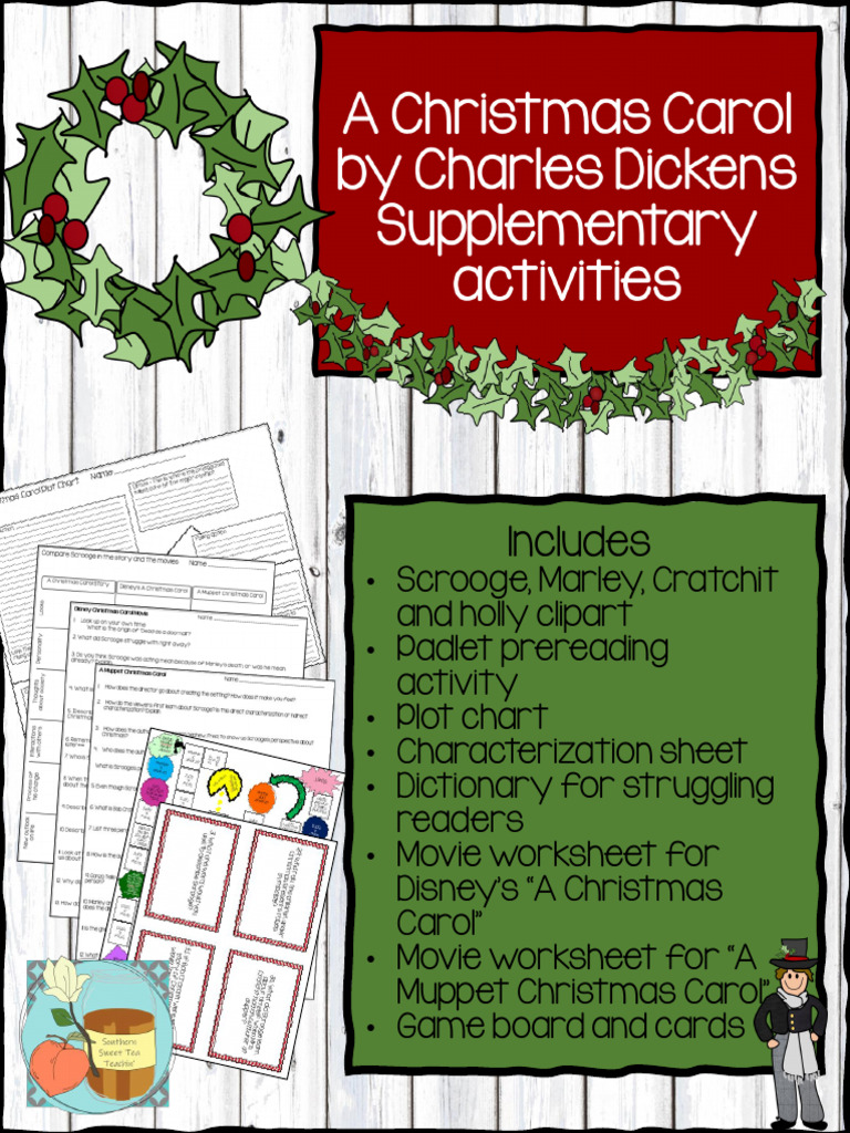 A Christmas Carol Teaching Resources | PDF | Ebenezer Scrooge | A ...