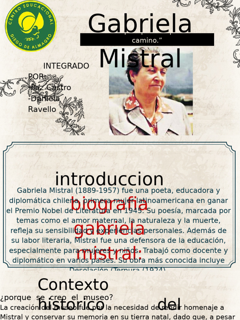 Presentación Biografía Personal de Personaje Histórico Vintage Clásico ...