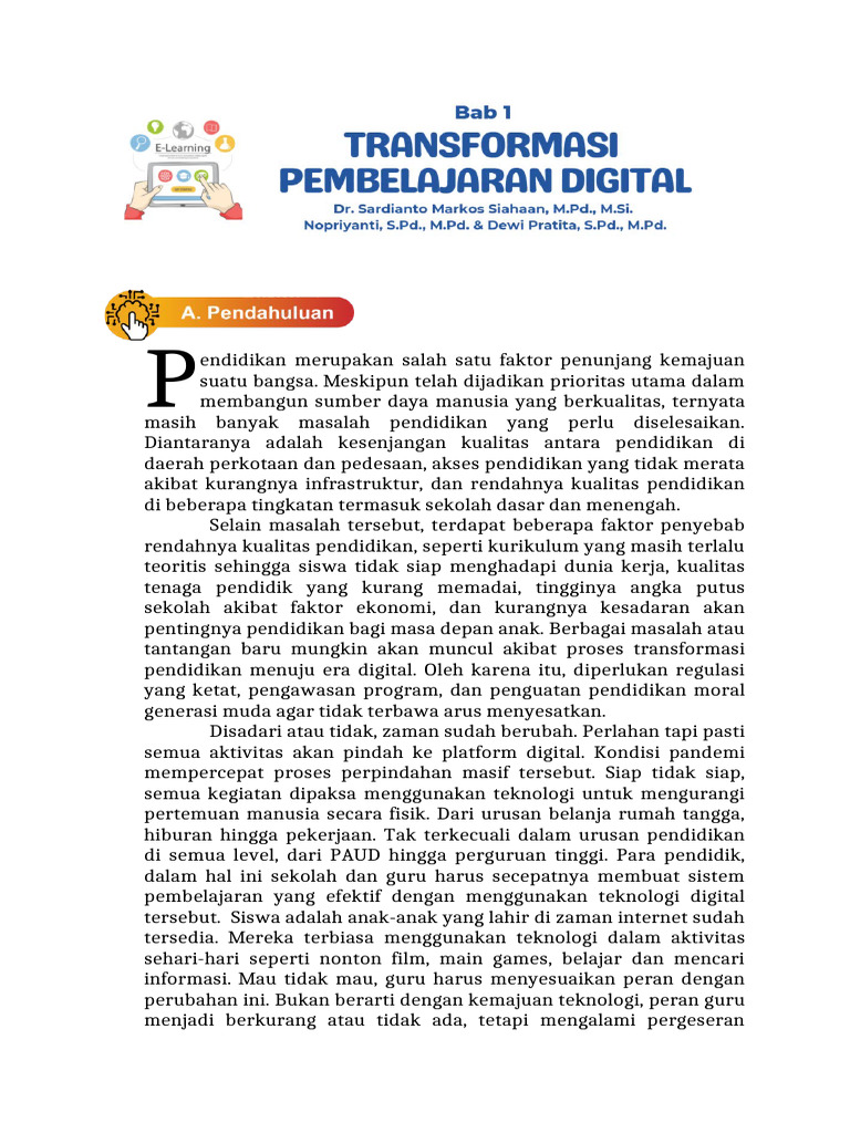 Transformasi Digital Pendidikan | PDF