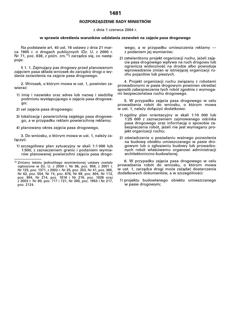 Zajecia Pasa Drogowego | PDF