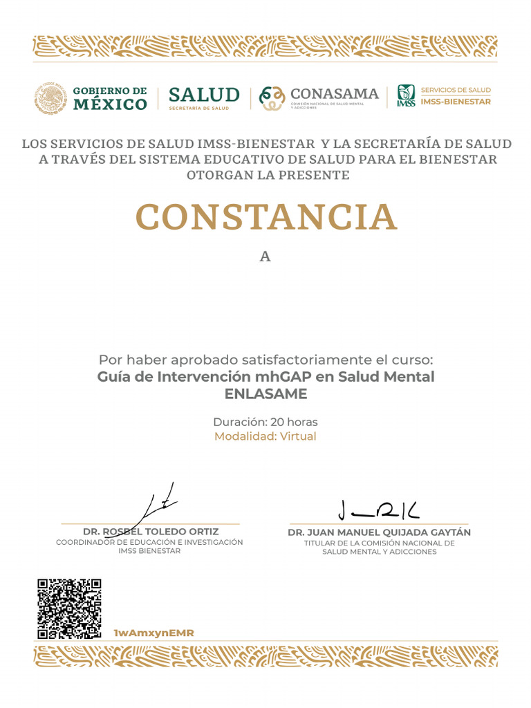 Constancia | PDF