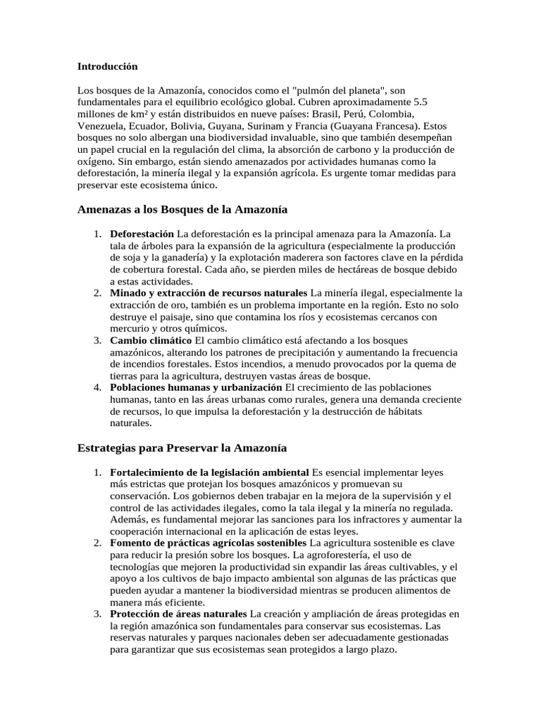 Bosques | PDF | Deforestación | Los bosques