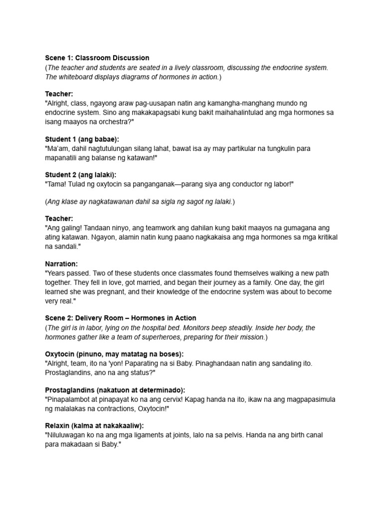 Role Play Script Draft | PDF | Diabetes | Hyperglycemia