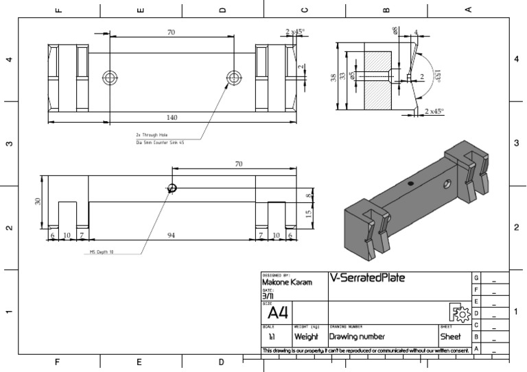 V Serrated Plate | PDF
