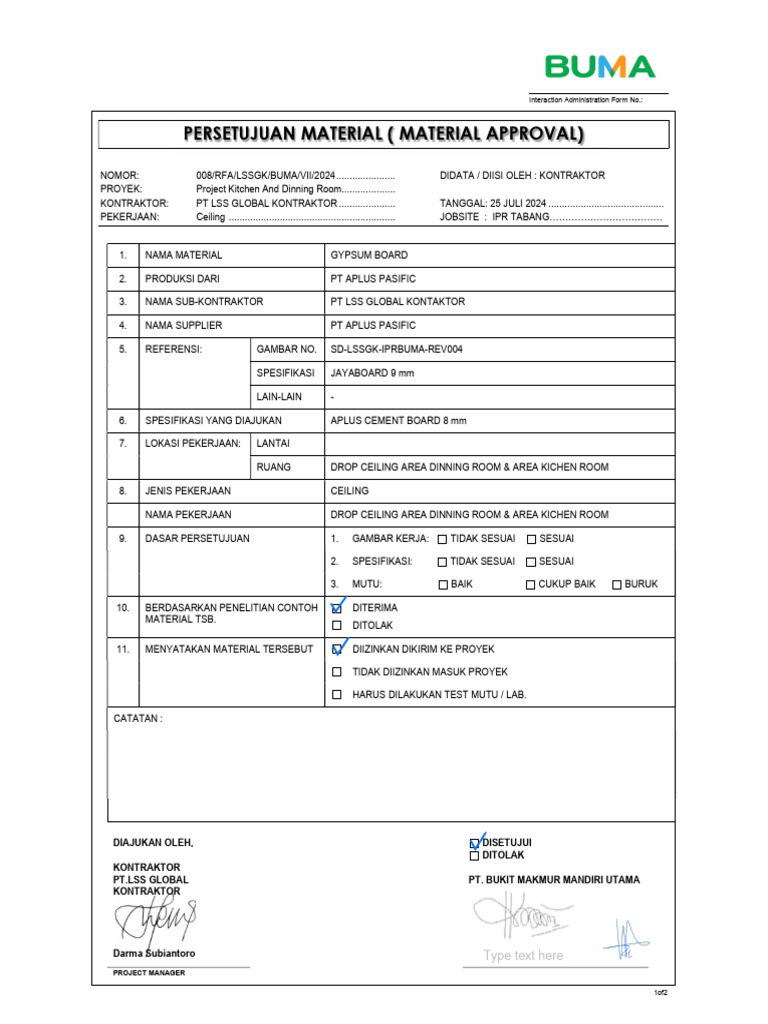 Gypsum Board Aplus | PDF
