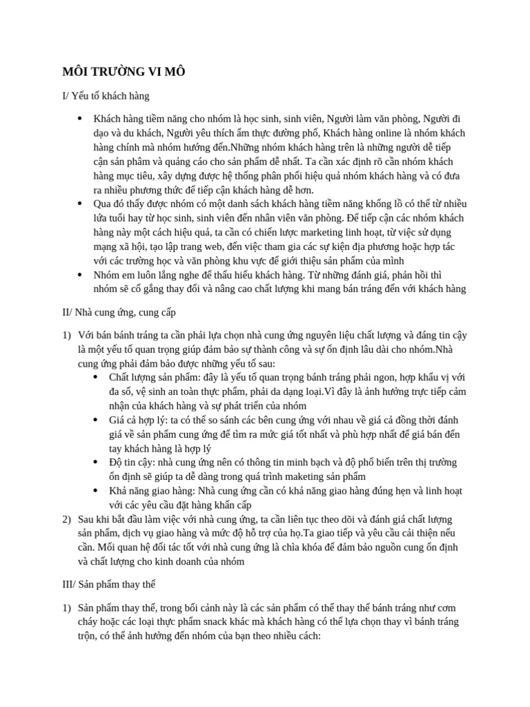 Môi Trư NG Vi Mô | PDF