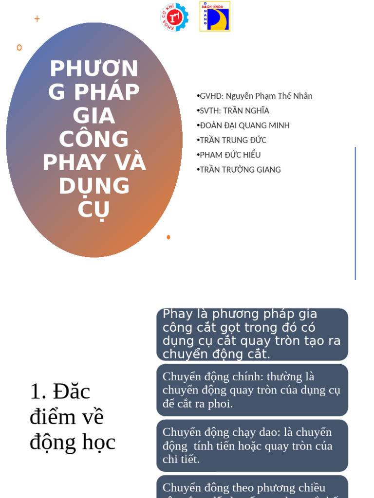 Phương Pháp Gia Công Phay Và D NG C | PDF