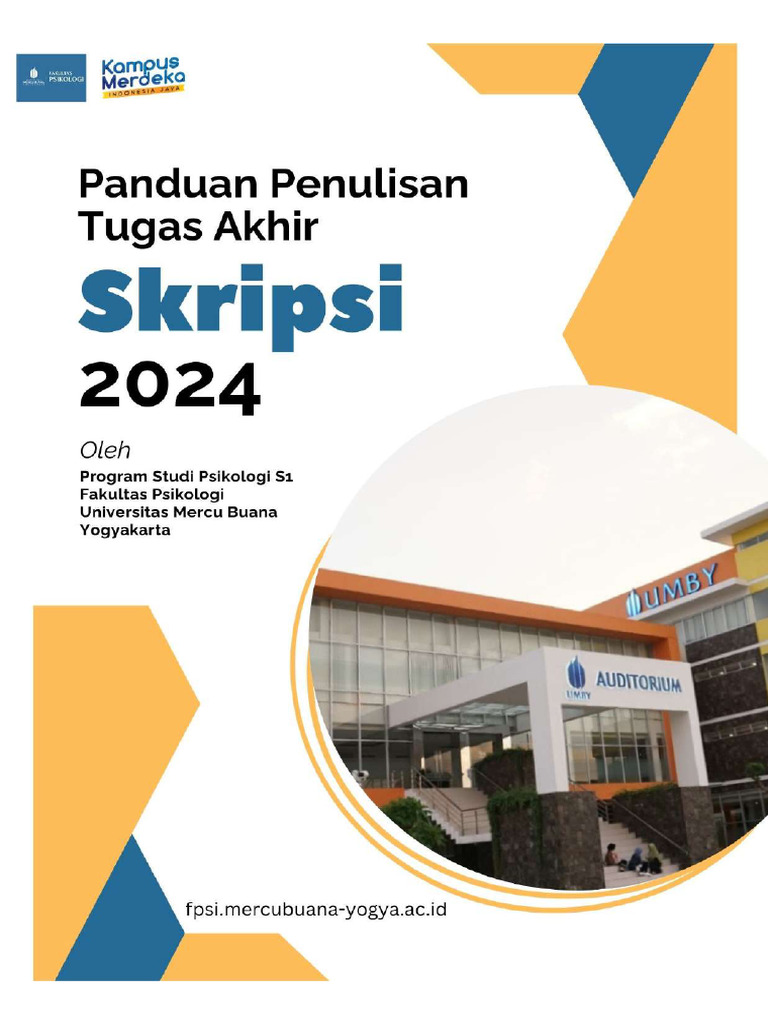 Panduan Skripsi Psikologi UMBY 2024 | PDF