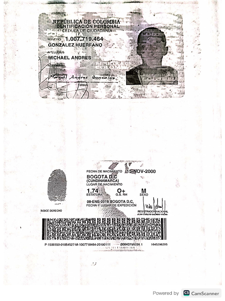 C.C Maicol Gonzalez | PDF