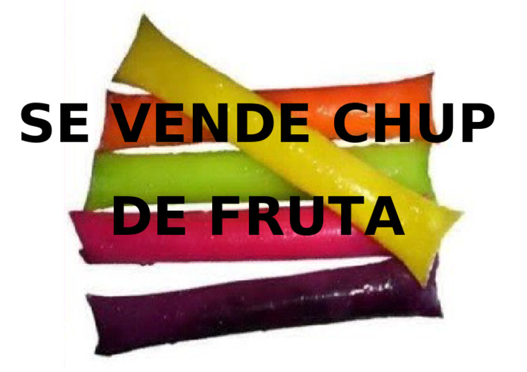 Se Vende Chup de Fruta | PDF | Salud y bienestar
