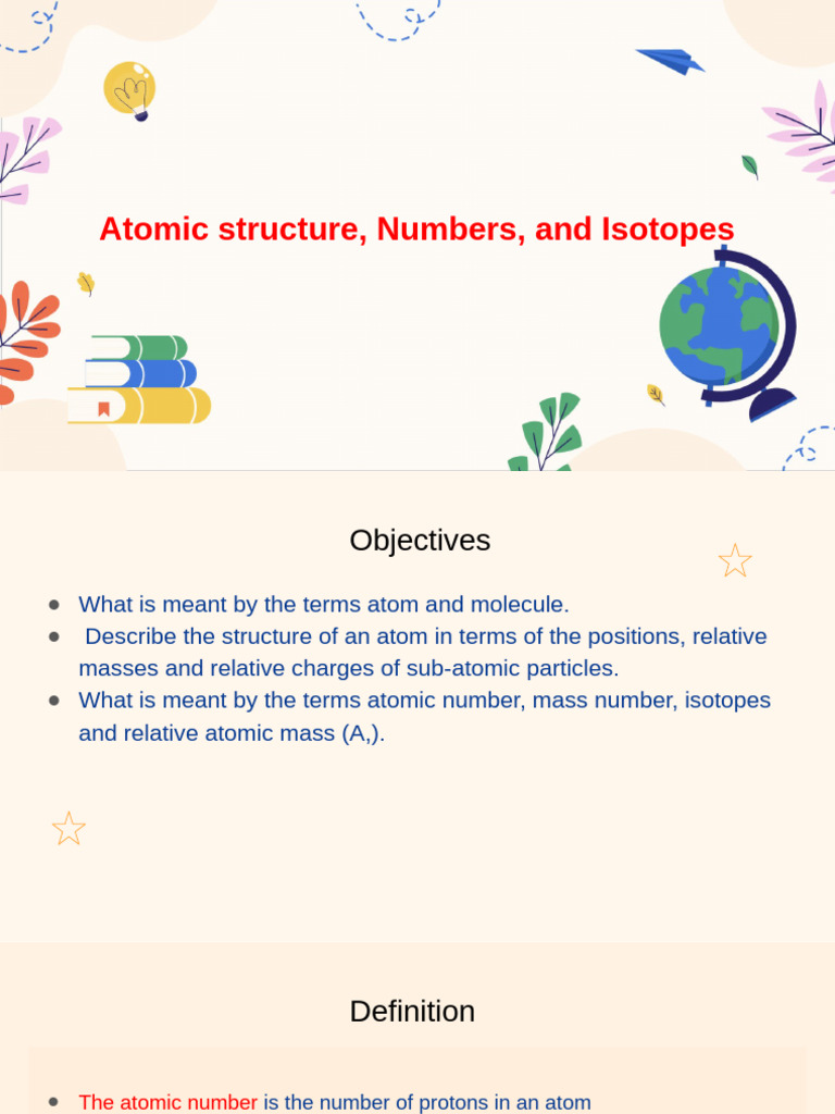 Atomic Structure, Ram, Isotopes | PDF | Atoms | Isotope