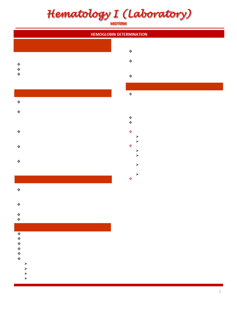 HEMATOCRIT AND HEMOGLOBIN DETERMINATION No Name | PDF | Hemoglobin | Clinical Medicine