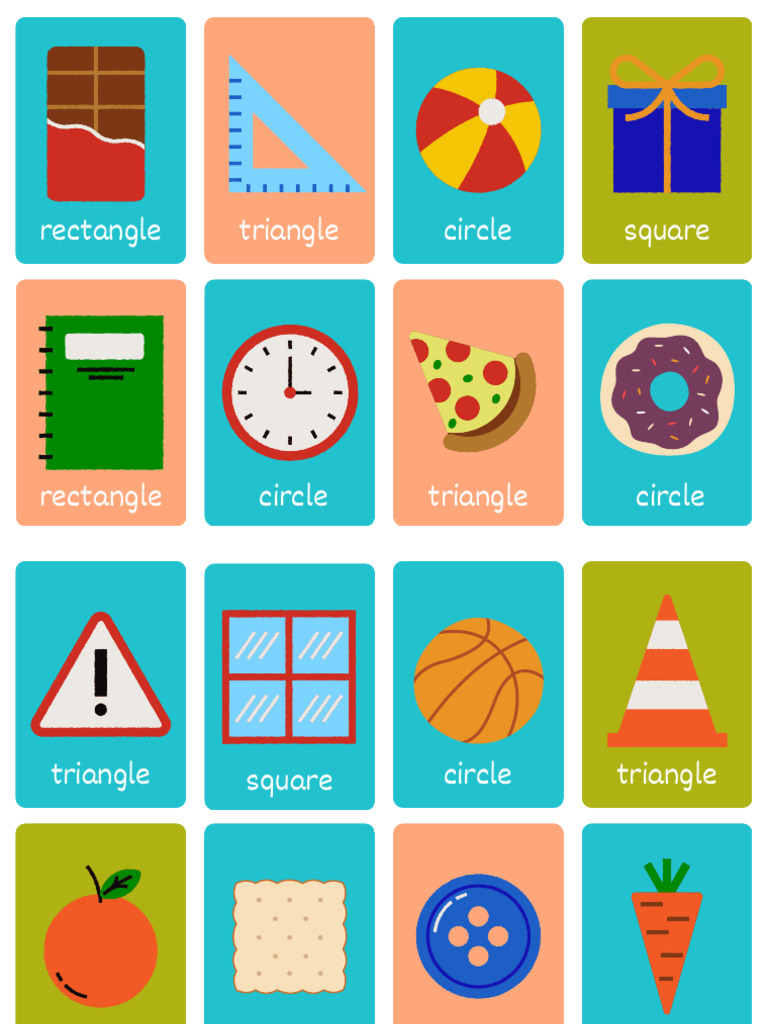 Shapes Flashcards | PDF