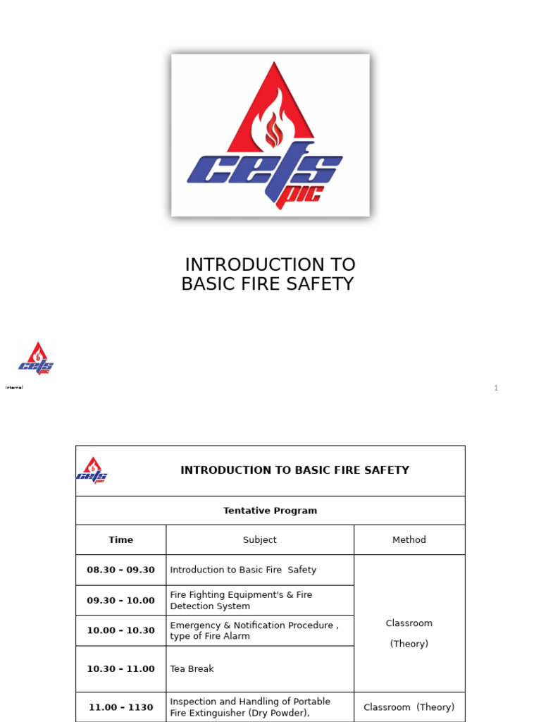 Module - Introduction To Basic Fire Safety | PDF | Fires | Combustion
