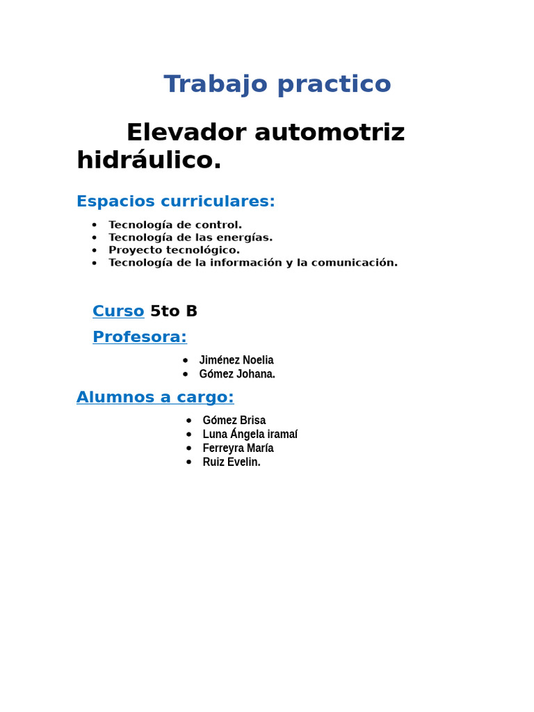 Trabajo Practico 5 B | PDF