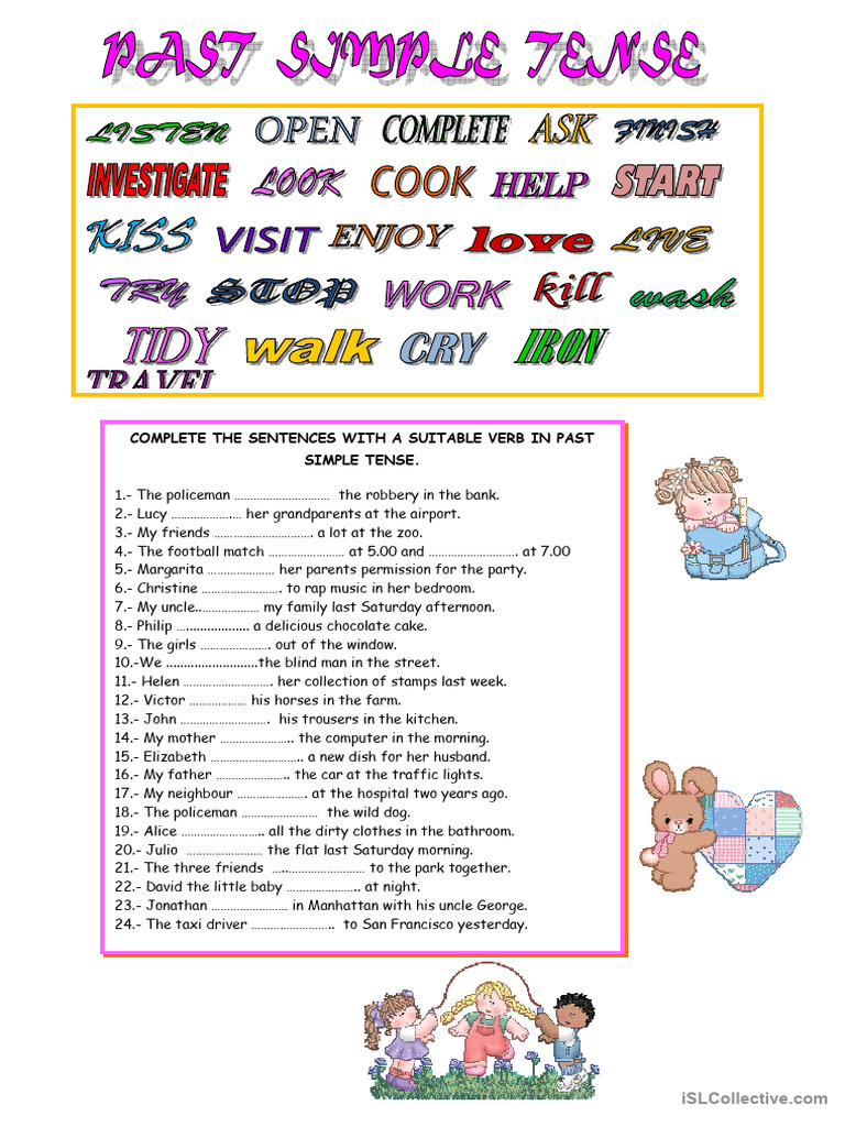 Past Simple Tense | PDF