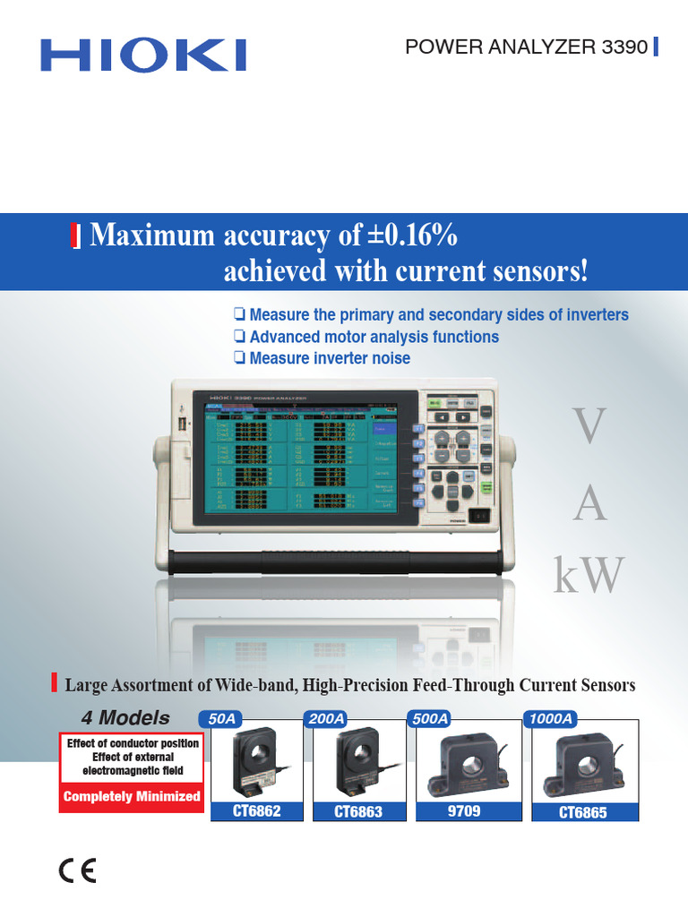 Maximum Accuracy of 0.16% Achieved With Current Sensors!: Power ...
