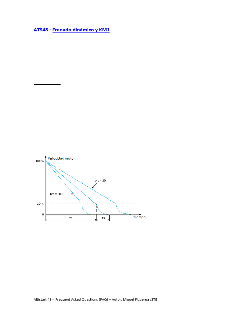 ATS48 - Frenado Dinámico y KM1 - Rev1 | PDF | Tecnología