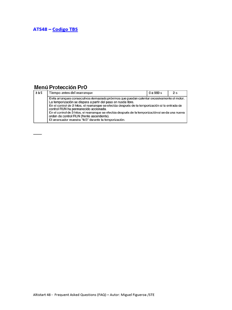 Ats48 - Codigo Tbs - Rev1 | PDF