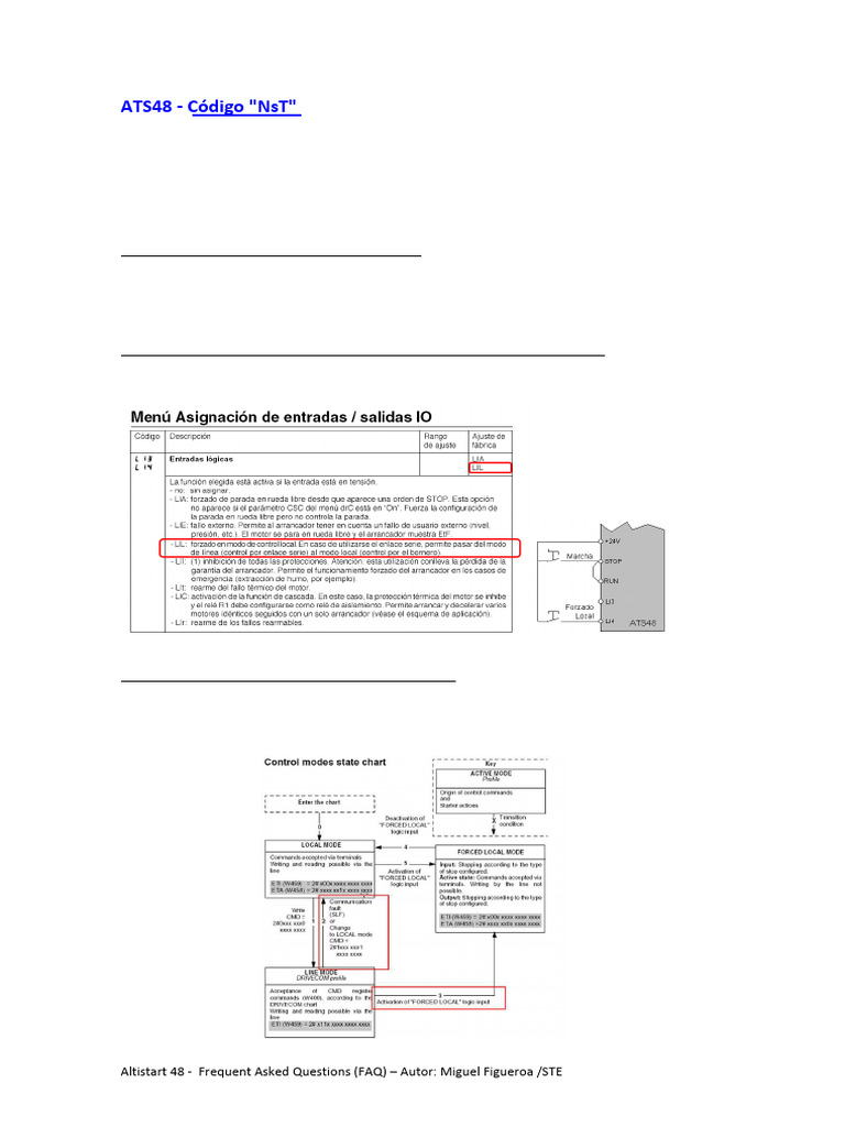 ATS48 - Código NST - Rev1 | PDF