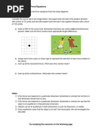 Free Body Practice Problems | PDF