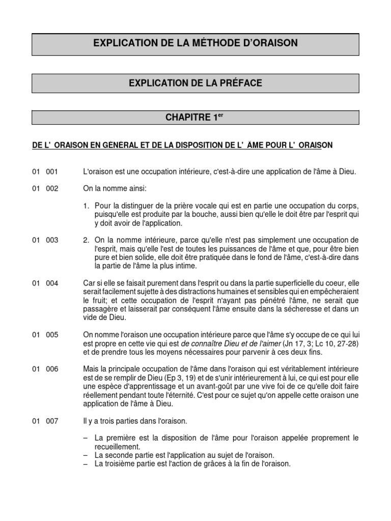 Définition et Pratique de l'Oraison | PDF | Saint-Esprit | Dieu