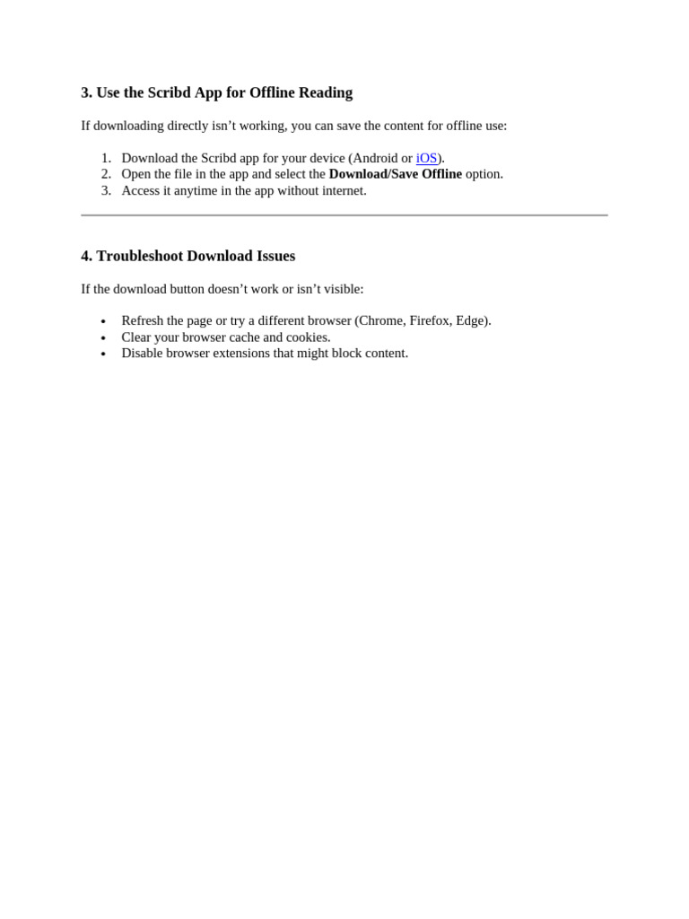 Use The Scribd App For Offline Reading | PDF | Computers