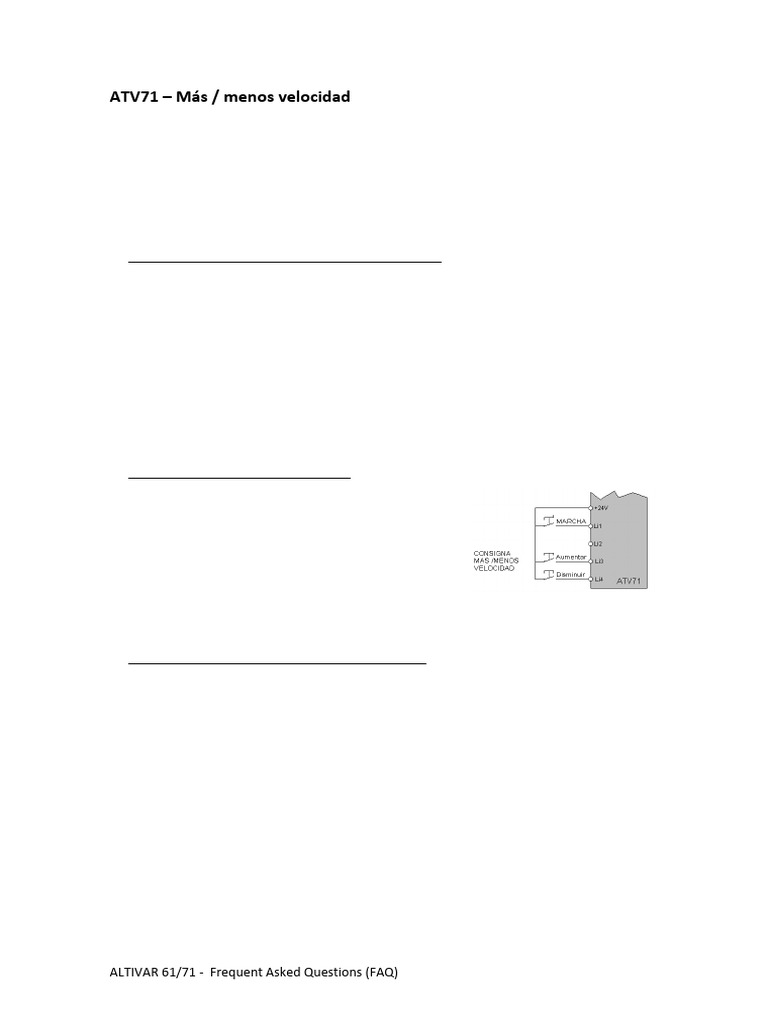 ATV71 - Funcion Mas - Menos Velocidad | PDF | Informática
