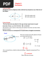 Class 11 Gravitation Formula Sheet | PDF | Newton's Law Of Universal ...