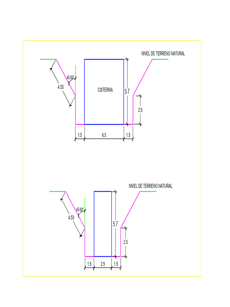Excavacion Cisterna | PDF