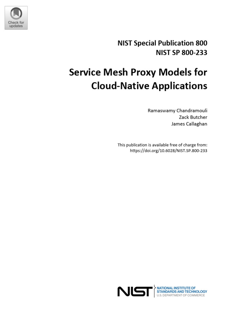 Nist SP 800-233 | PDF | Osi Model | Internet Protocol Suite