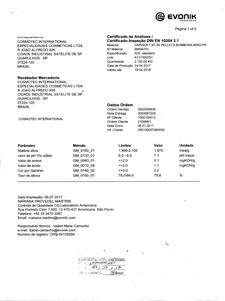 Varisoft BT 85 Pellets - L. A1174002510001 | PDF